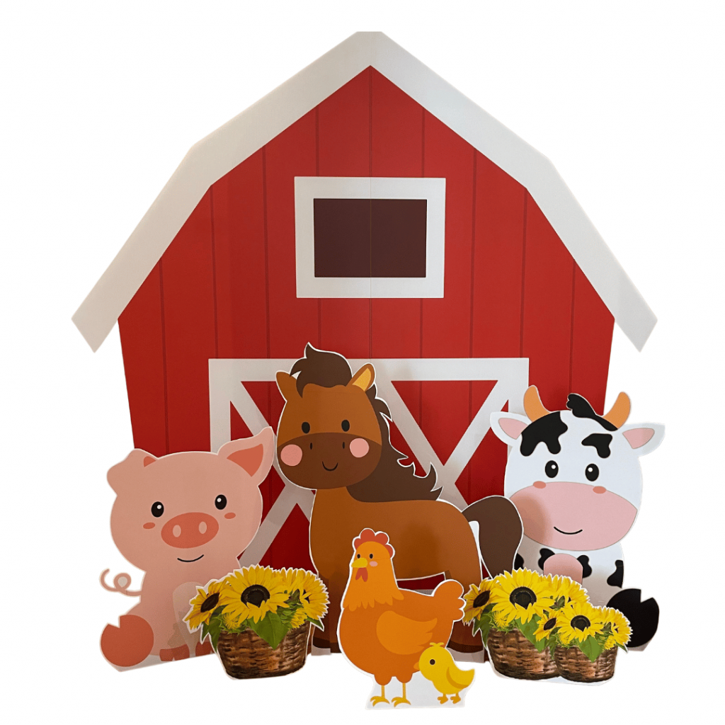 Red Barn Prop Package - Peachy Keen Events