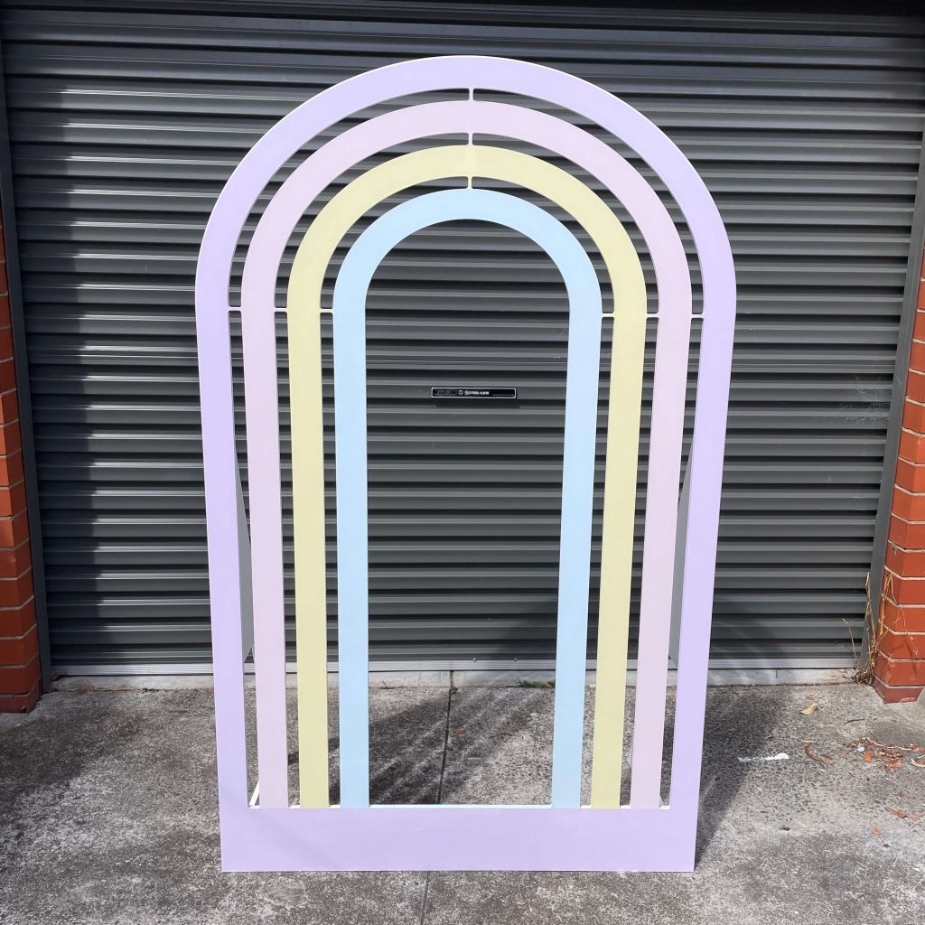 Pastel Rainbow Arch - Peachy Keen Events