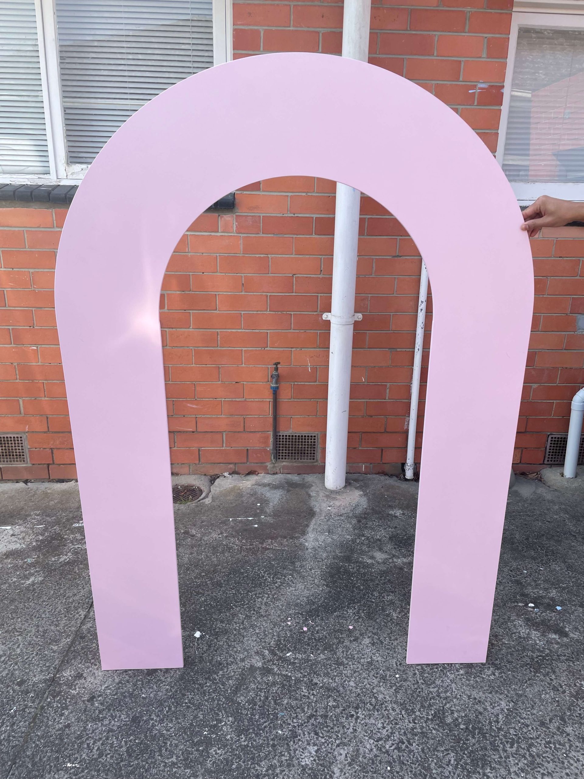 Pink Hollow Arch 1.7m - Peachy Keen Events
