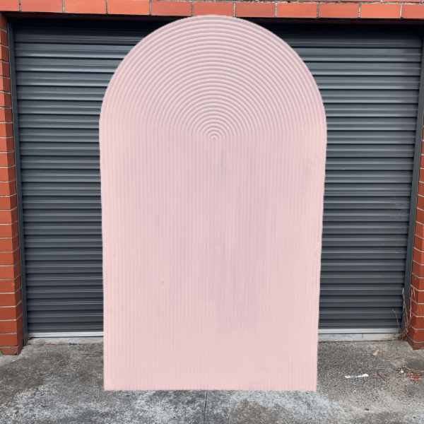 Pink Ripple Arch 2M - Peachy Keen Events