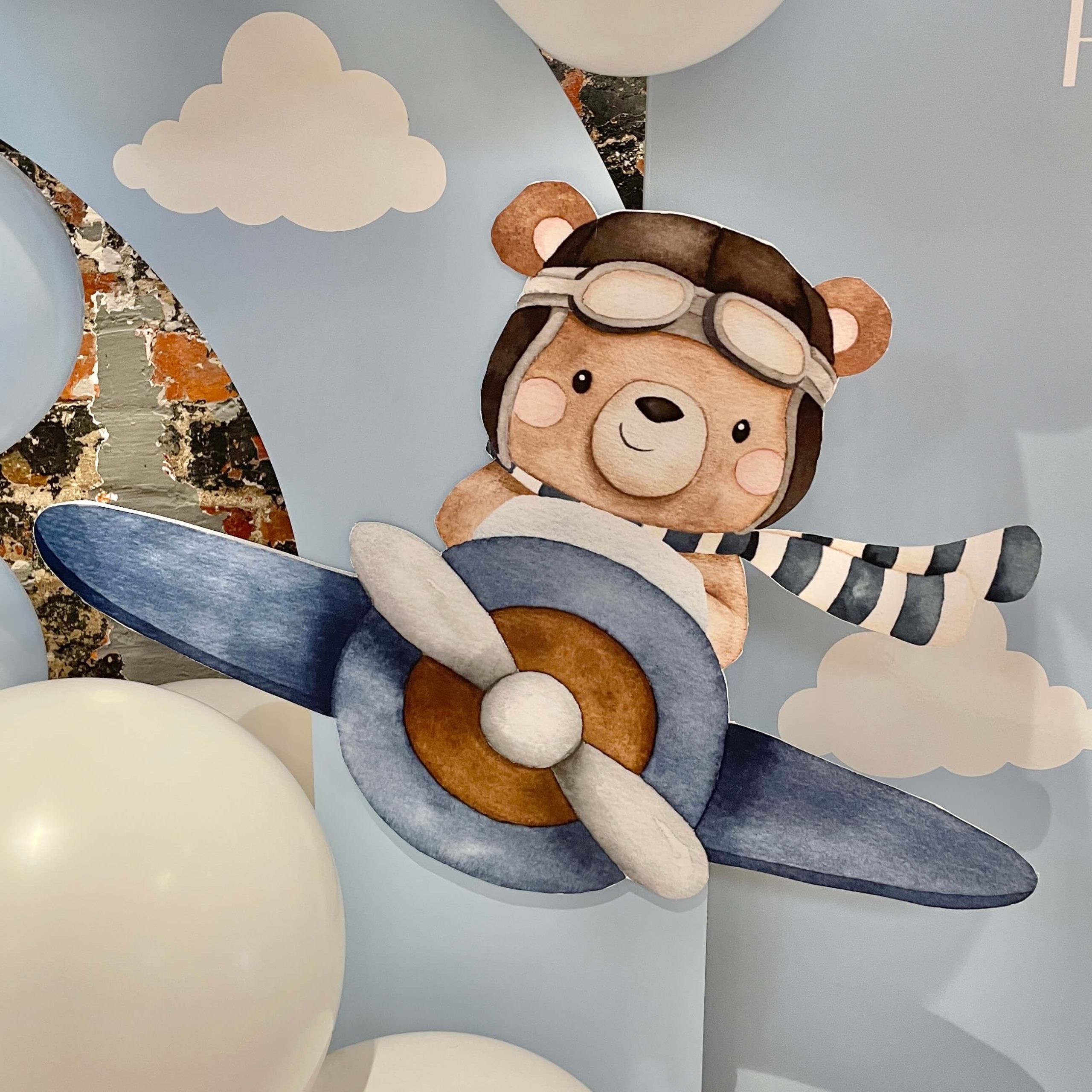 Blue Aviation Bear - Peachy Keen Events