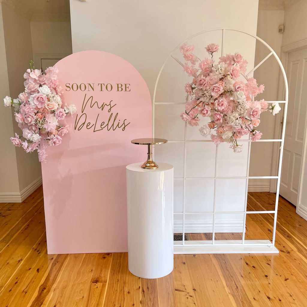 Paris Faux Florals Window Arch Package - Peachy Keen Events