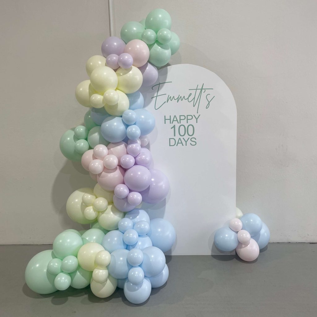 Rainbow Pastel Arch Package DOUBLE STUFFED COLOURS - Peachy Keen Events
